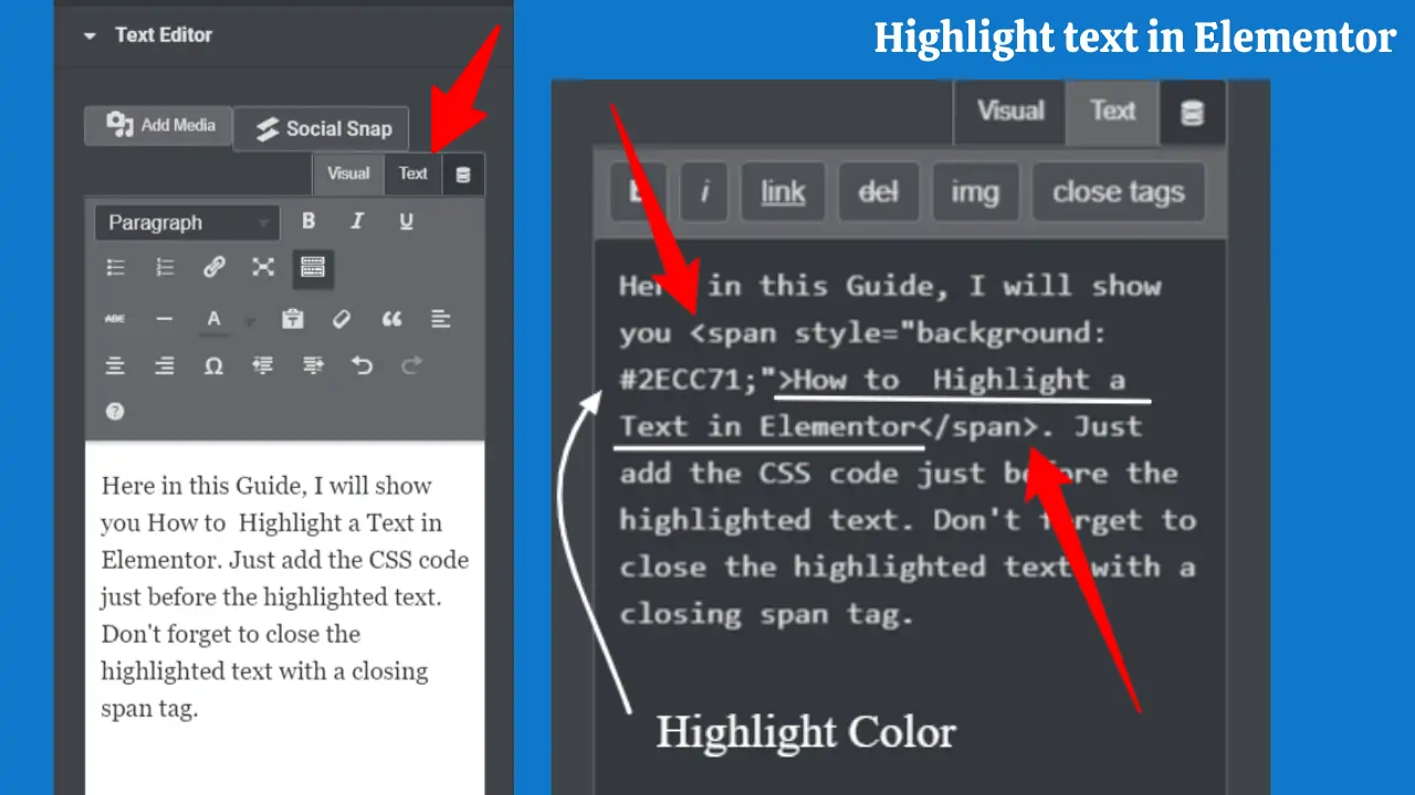 How To Highlight Text In WordPress. (without Plugin) | Key2Blogging