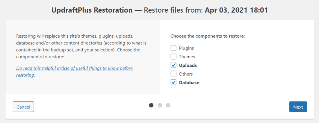 How To Restore Permanently Deleted Web Pages In WordPress. | Key2Blogging