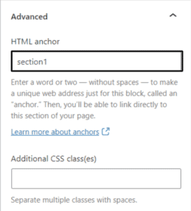 How To Add A Table Of Contents In WordPress Using Anchor Links. (no ...