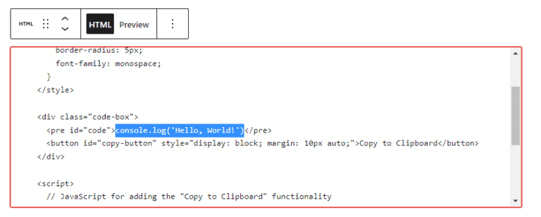 How To Add Code Box With Clipboard Copy Button (using HTML, CSS & JS ...