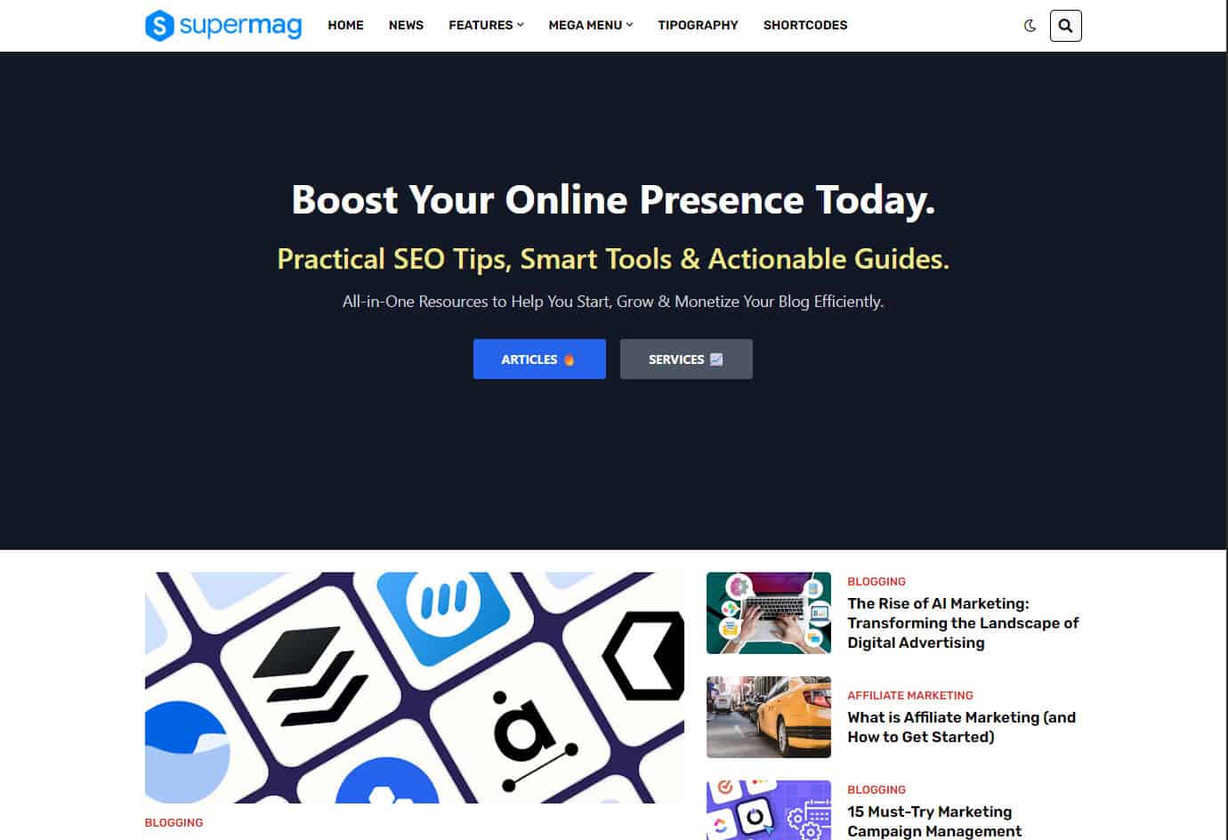 How To Add A Hero Section In Blogger | Key2Blogging