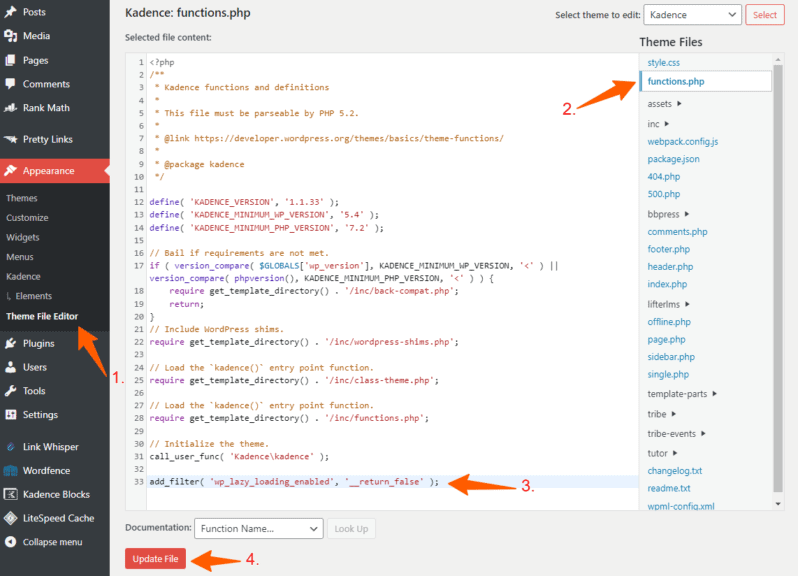 How To Disable Lazyloading Of Images In Wordpress No Plugin Key2blogging