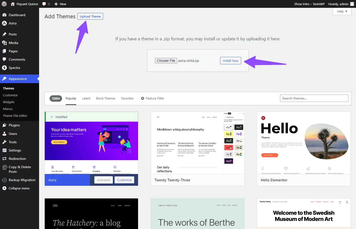 How To Create An Astra Child Theme & Install In WordPress? | Key2Blogging