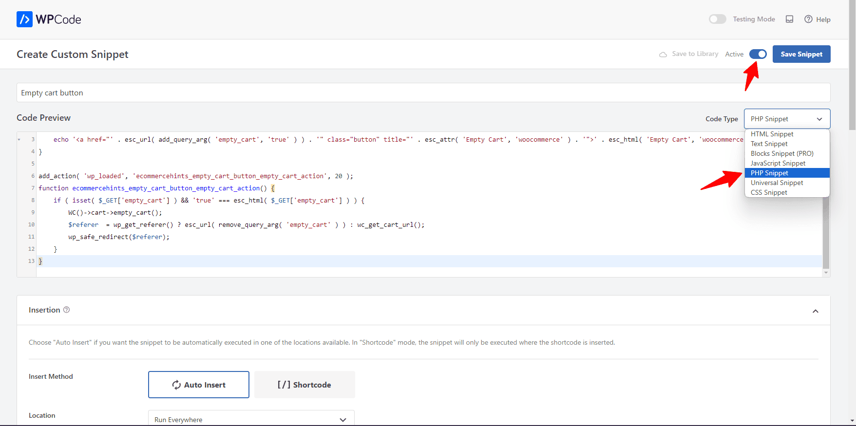 How To Add An Empty Cart Button In WooCommerce Website | Key2Blogging